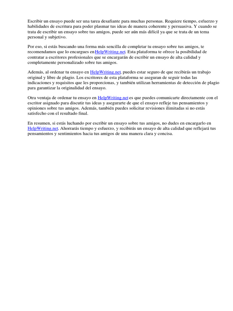 Ensayo Sobre Mis Amigos | PDF | Scribd | Digital Technology