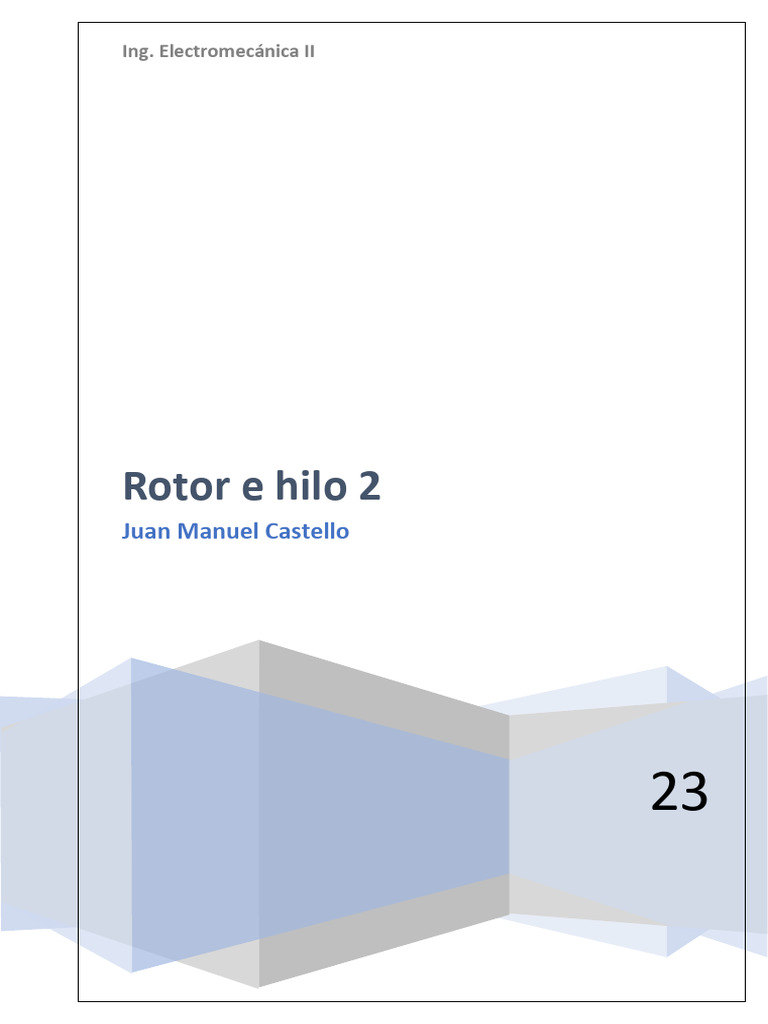 Juan Manuel - Castello - TP8 - IE2 | PDF | Hilo (Computación) | Aceleración