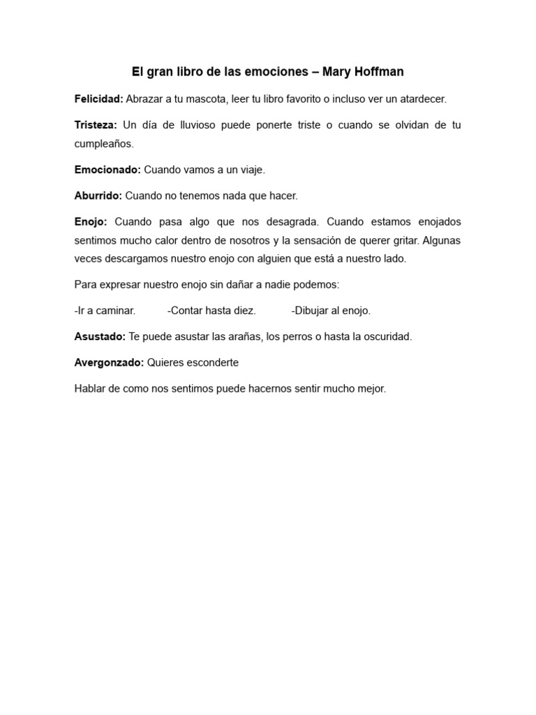 El Gran Libro De Las Emociones Pdf