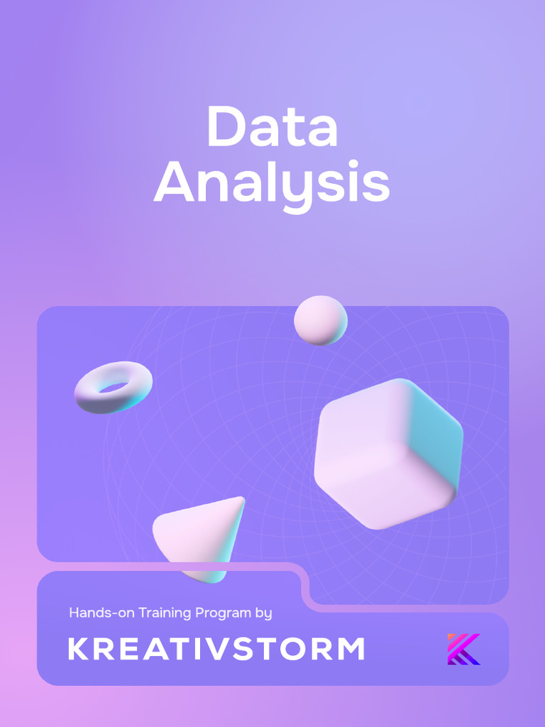 Data Analysis Hands-On Training Program | PDF | Statistics | Data Analysis Data Analysis Hands-On Training Program | PDF | Statistics | Data Analysis