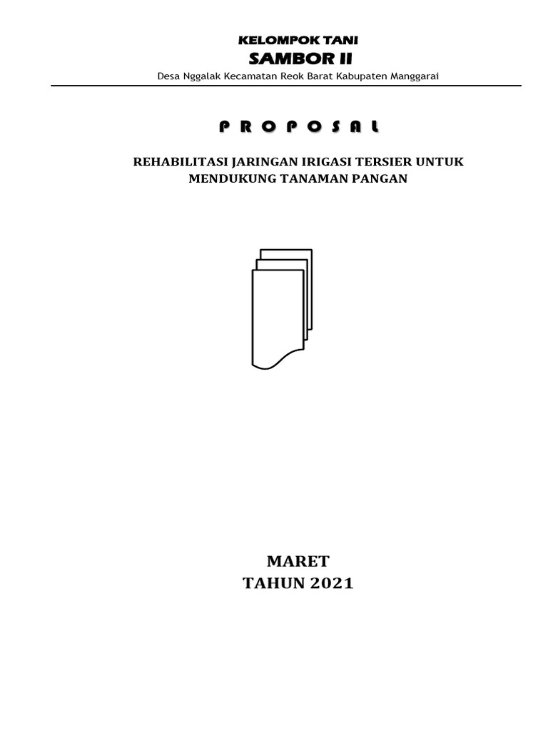 Proposal Sambor Ii | PDF