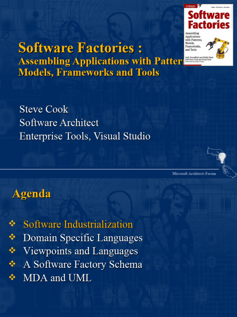 AF04 SARC SoftwareFactories | PDF | Xml | Application Software