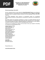 Fiesta Solicitation Letter | PDF | Festival