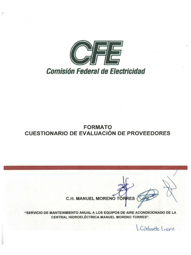 Cuestionario de Evaluacion de Proveedores | PDF Cuestionario de Evaluacion de Proveedores | PDF