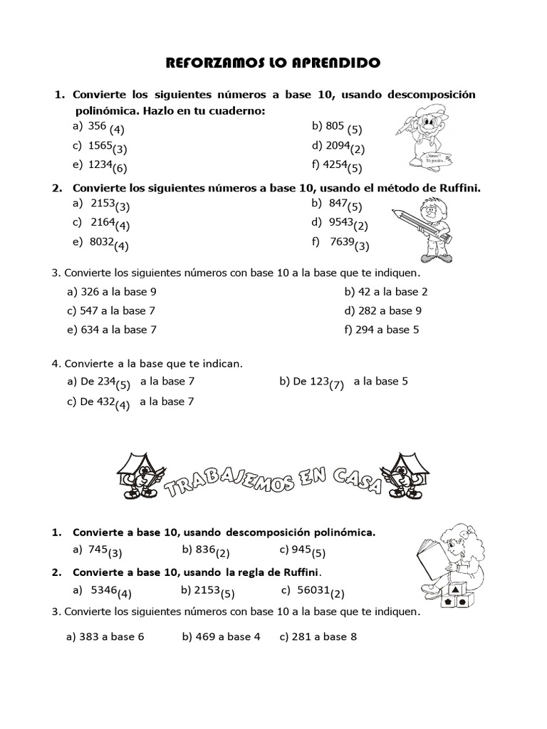 Conversion de Bases | PDF