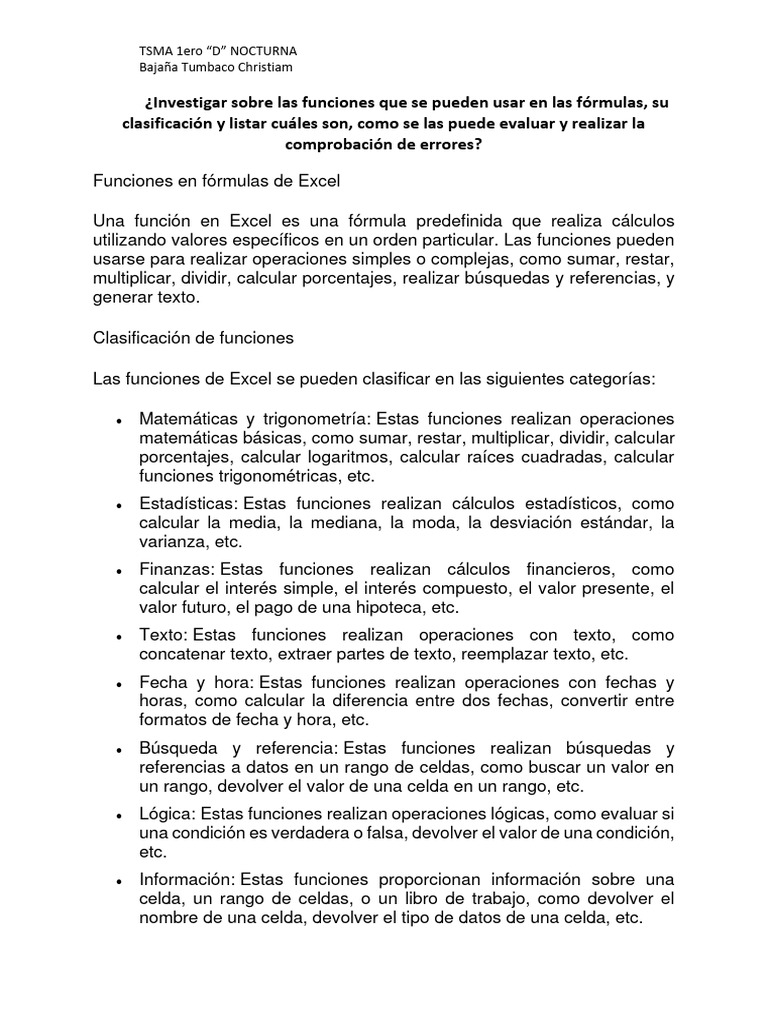 tarea ofimatica | PDF | Microsoft Excel | Multiplicación tarea ofimatica | PDF | Microsoft Excel | Multiplicación