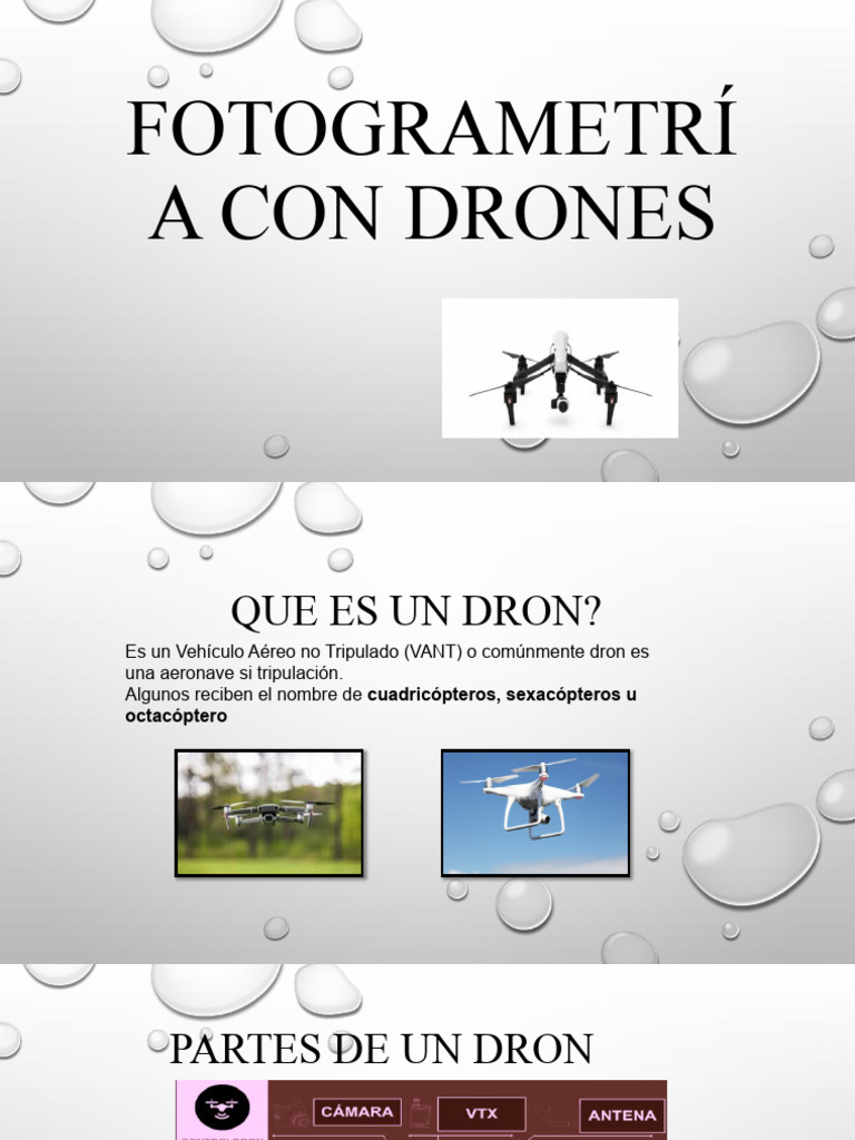 Fotogrametría con drones | PDF