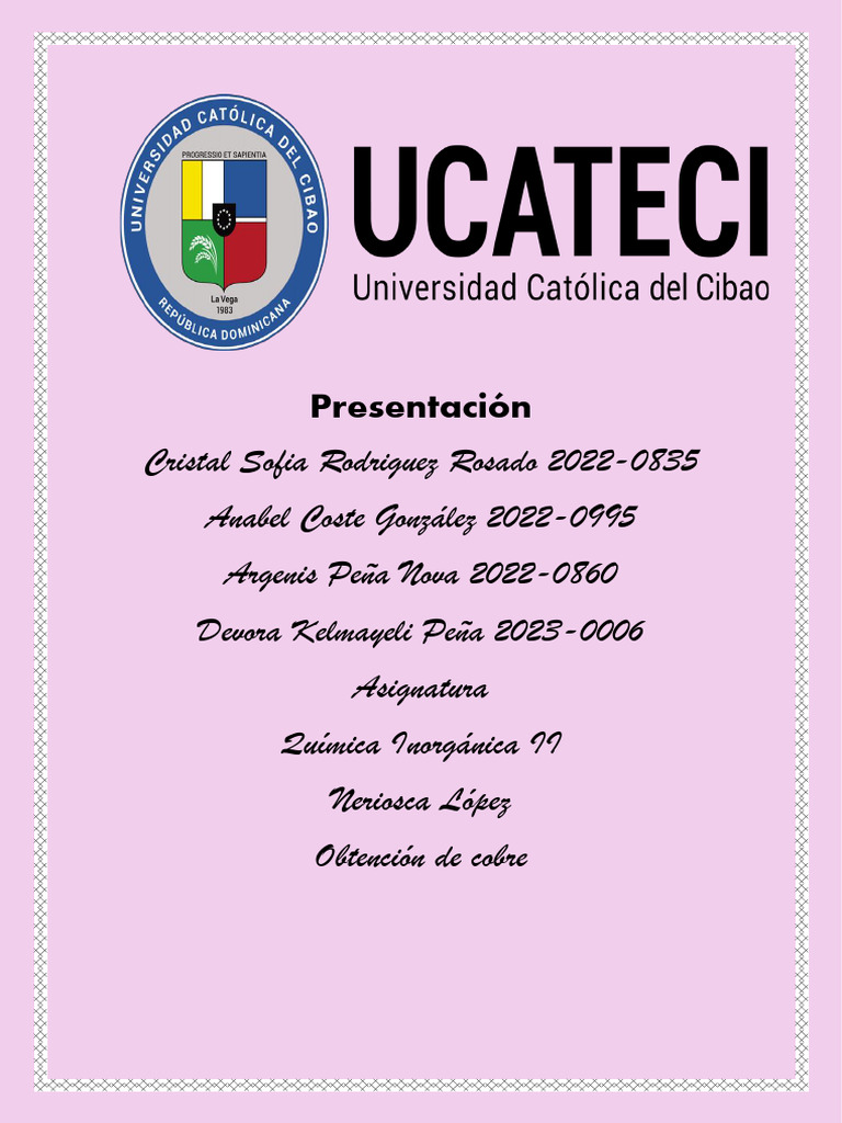 Obtencion De Cobre Pdf Cobre Rieles