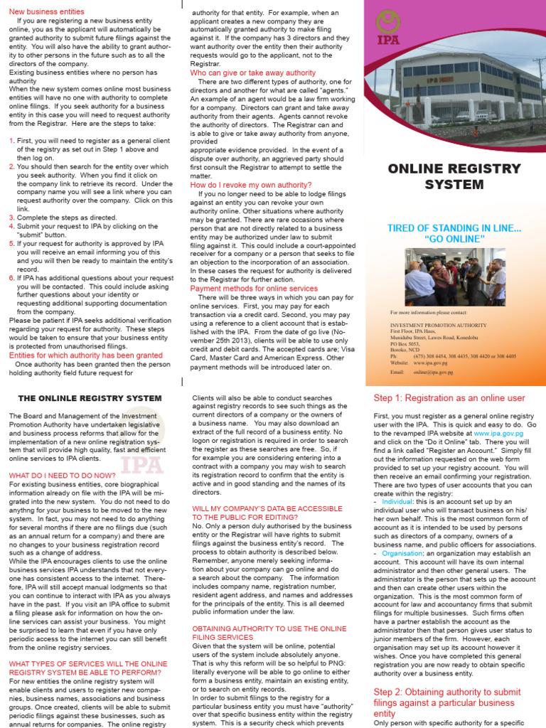 OLP Brochure | PDF | Internet | Domain Name Registrar