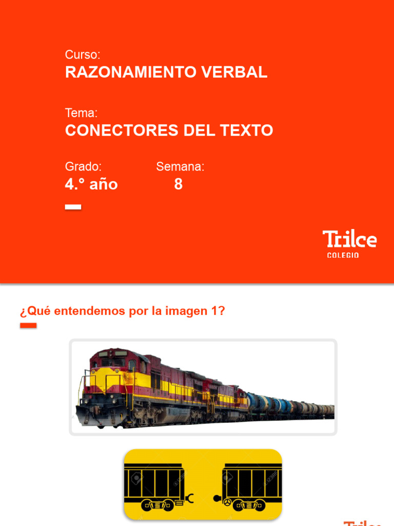 RV–4to – Conectores en el texto (PPT). | PDF