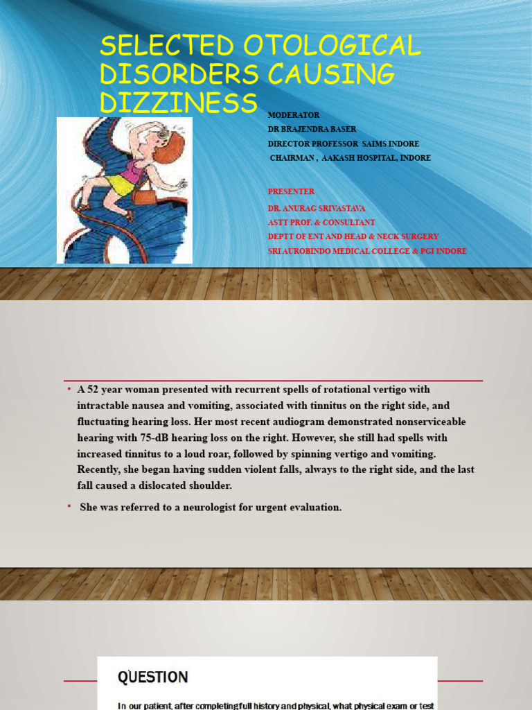 Dizziness 3 | PDF | Vertigo | Auditory System