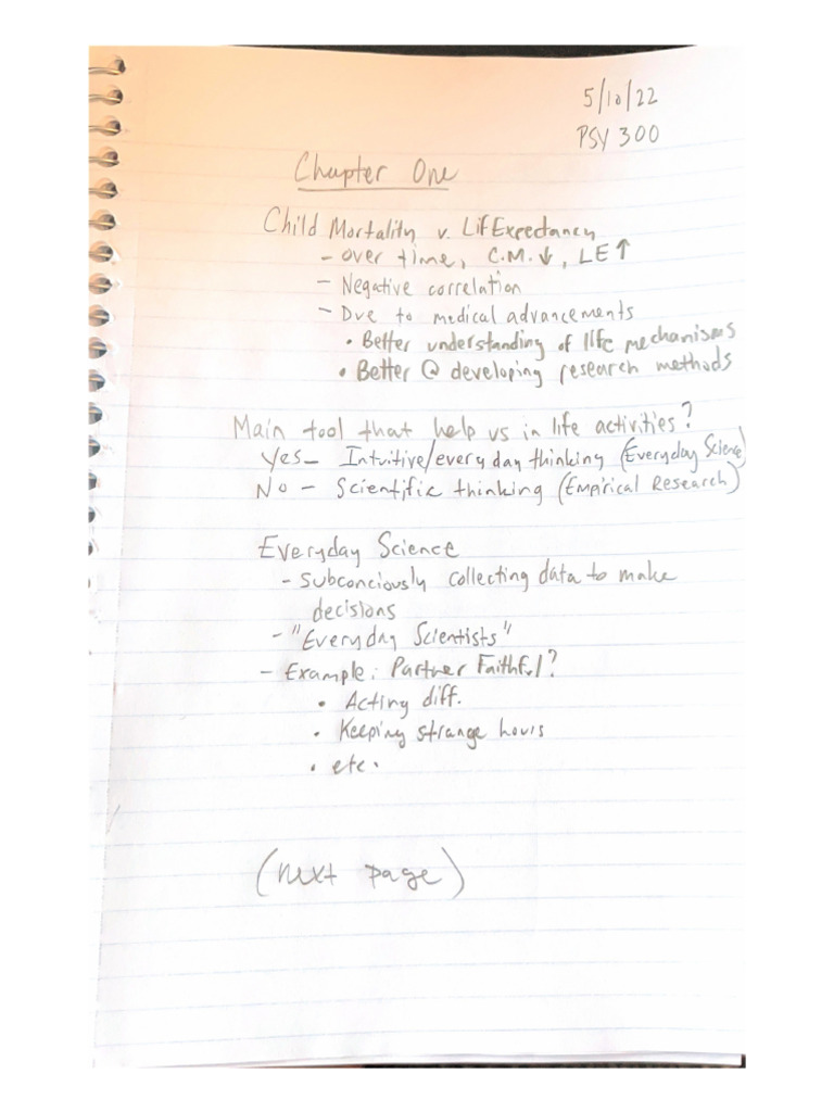 Chapter 1 Notes | PDF