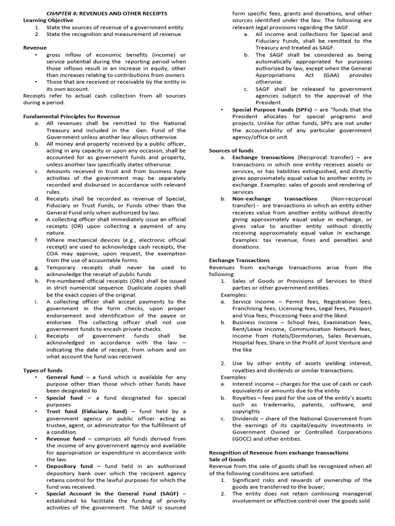 Chapter 4: Government Revenue Sources | PDF | Revenue | Taxes