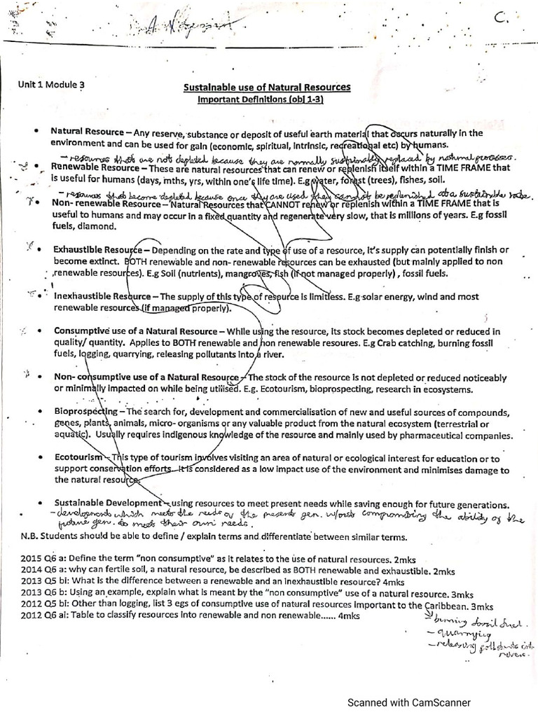 Unit 1 Module 3 Summary Pdf