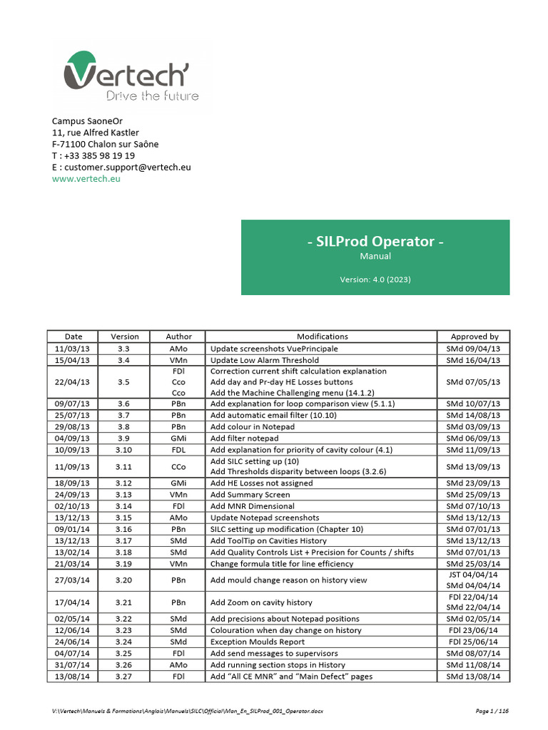 Man en SILProd 001 Operator | PDF | Cursor (User Interface) | Computer Keyboard