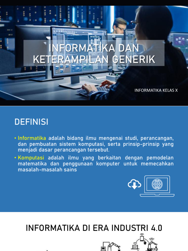 1 Informatika Keterampilan Generik | PDF | Seni | Komputer