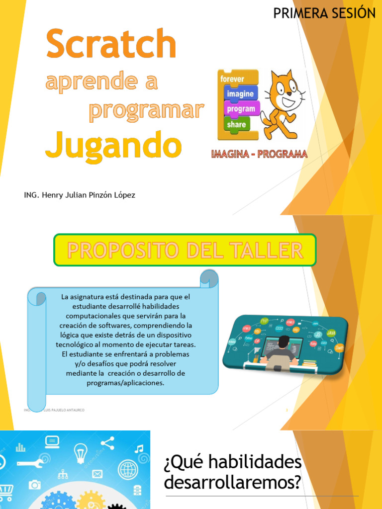 scratch_inicio2 | PDF | Scratch (lenguaje de programación) | Lenguaje de programación