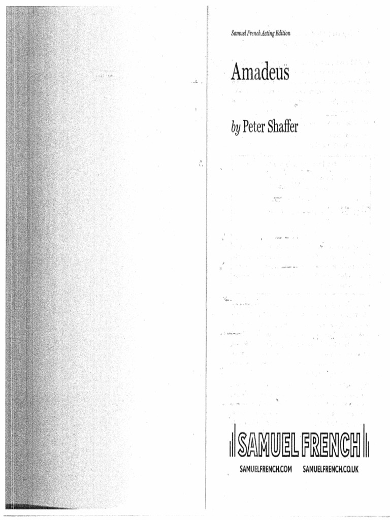 Amadeus Script | PDF