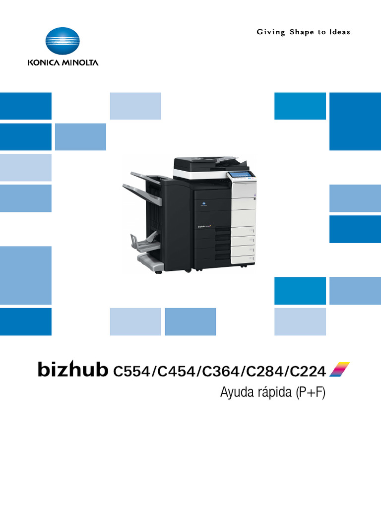 Bizhub c554 c454 c364 c284 c224 Quick Assistance Faq Es 1 1 1 | PDF | Impresora (Computación) | Fax