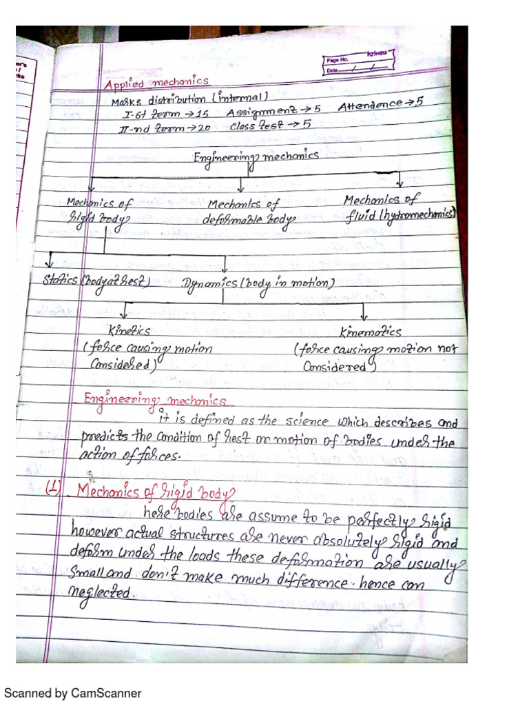 Applied Mechanics 1 | PDF