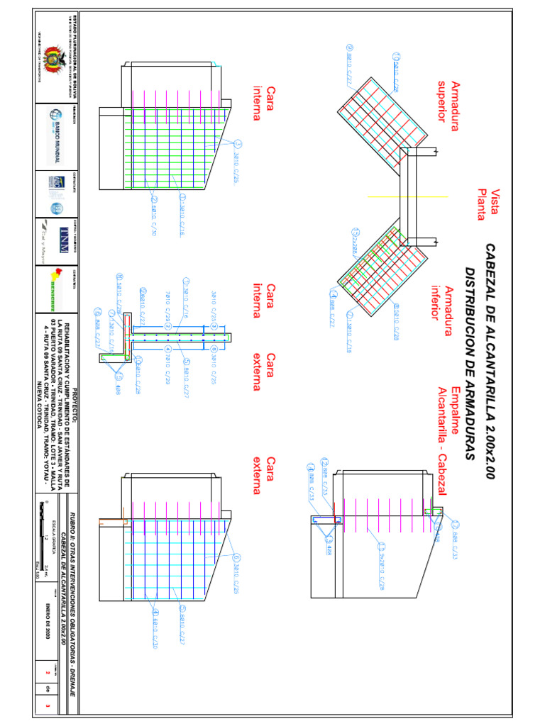 Plano de Armaduras ALC 2.00x2.00 | PDF