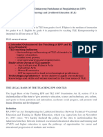 What Is EPP and TLE | PDF | Educational Technology | Vocational Education