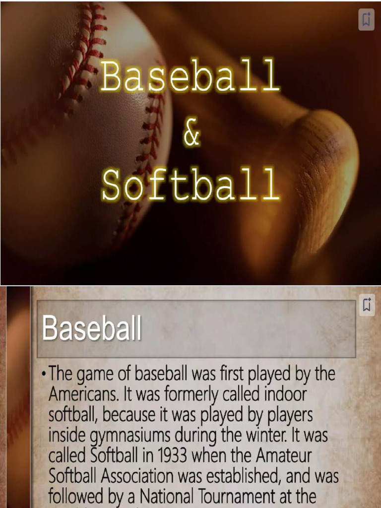 Softball Baseball | PDF | Softball | Baseball Field