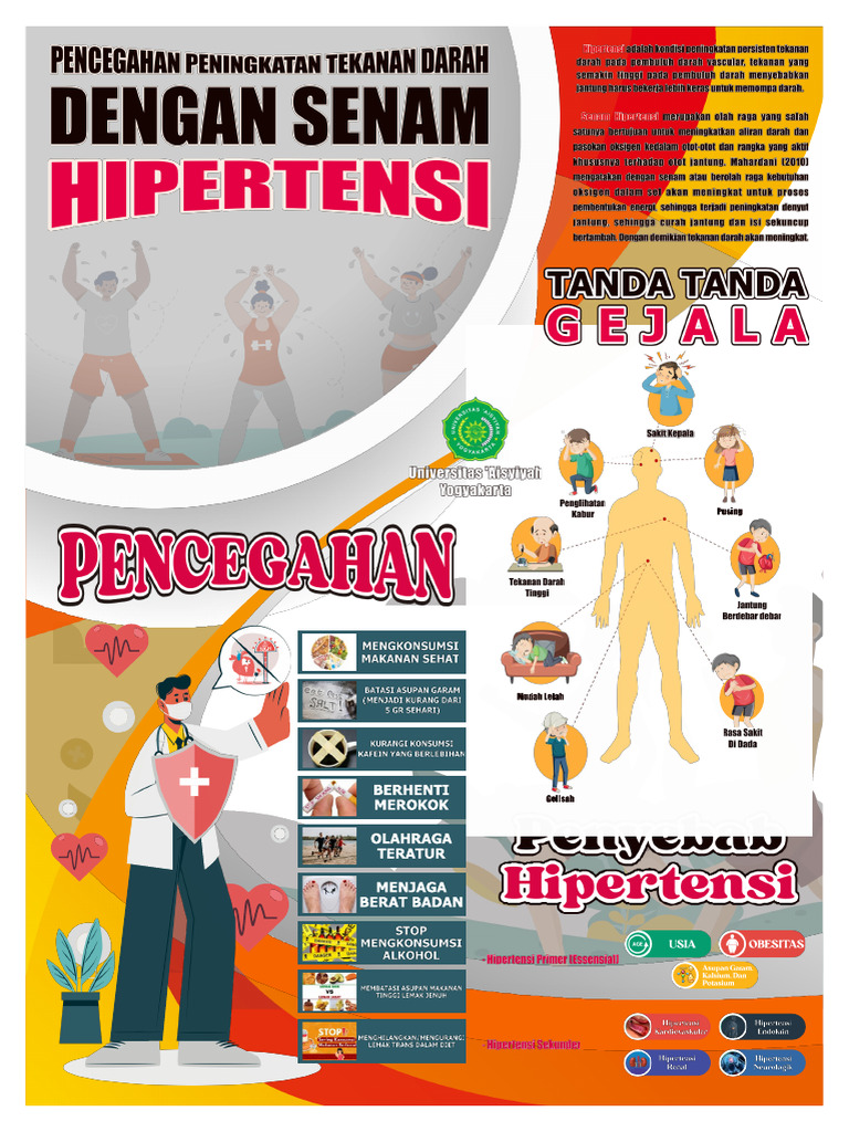 Leaflet Senam Hipertensi | PDF