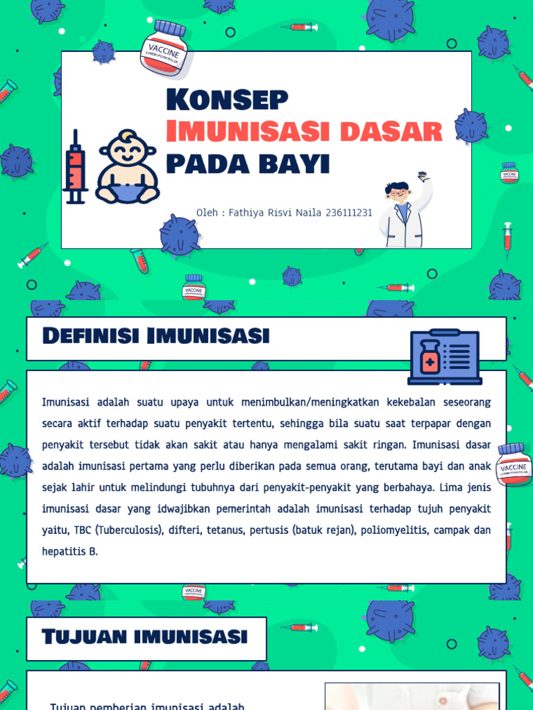 Konsep Imunisasi Dasar Pada Bayi | PDF | Kesehatan Holistik Konsep Imunisasi Dasar Pada Bayi | PDF | Kesehatan Holistik