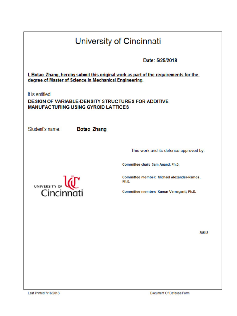 VAriable Lattice Design Method - Thesis | PDF | Mathematical Optimization