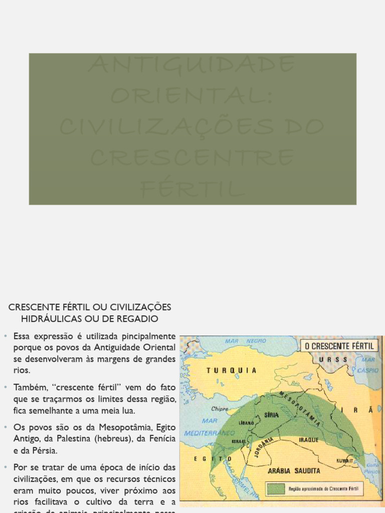 Crescente Fértil | PDF | Mesopotâmia | História Antiga