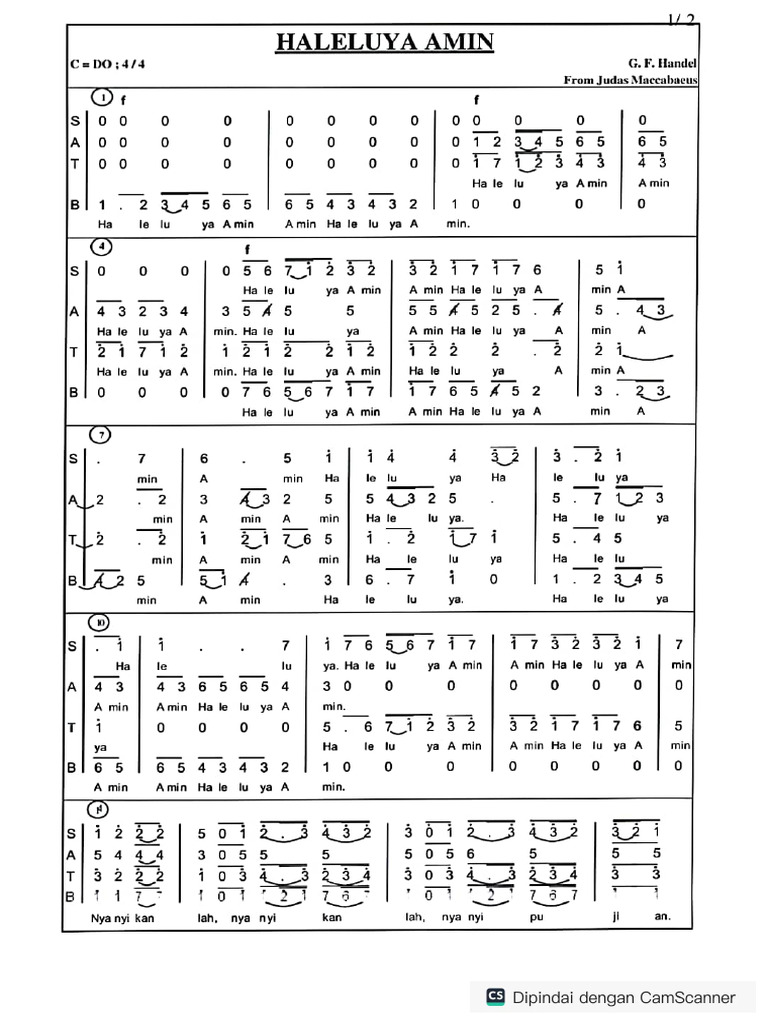 Haleluya Amin Indonesia | PDF
