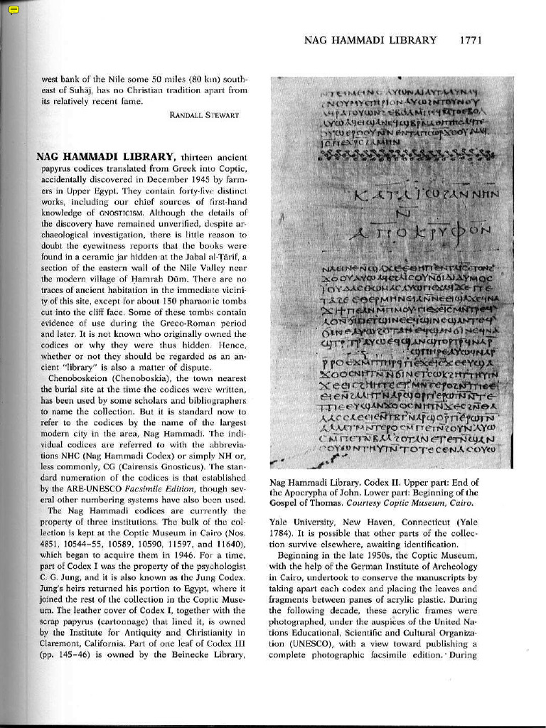 Nag Hammadi Library 1991 | PDF
