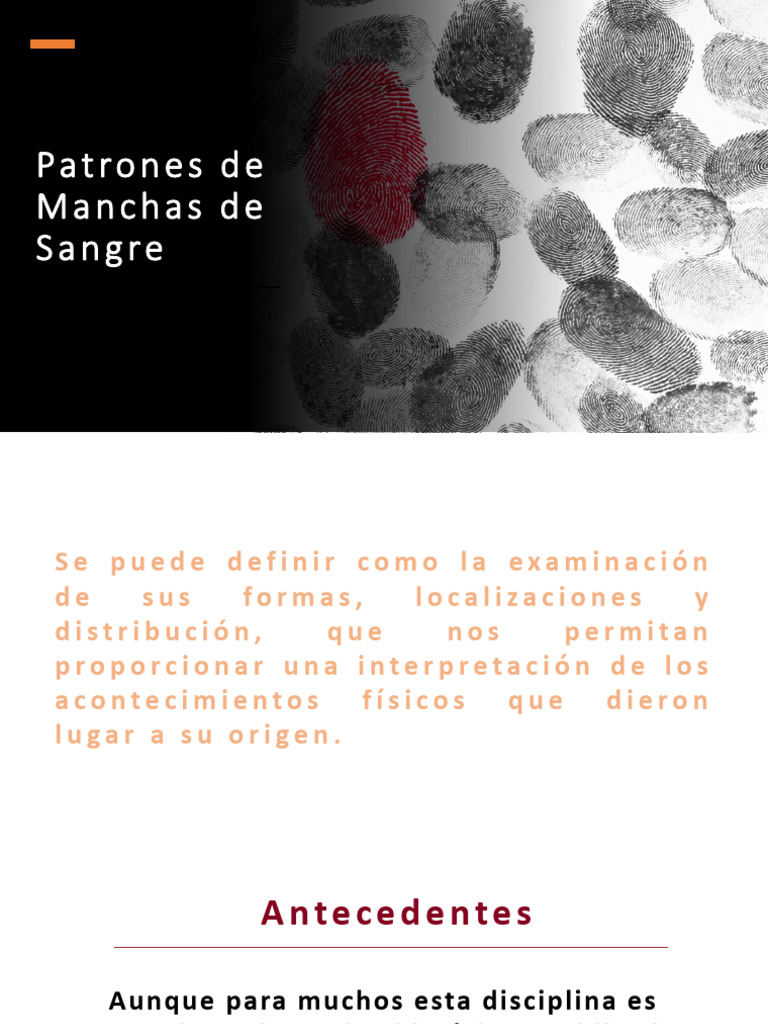PATRONES DE MANCHAS DE SANGRE | PDF | Biología | Fisiología