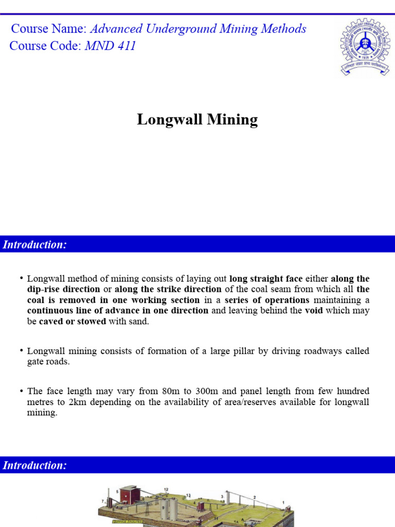 Longwall Mining | PDF | Coal Mining