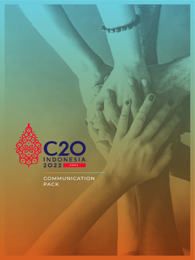 Communication Pack Agenda C20 IndonesiaV5 | PDF | Policy | Civil Society