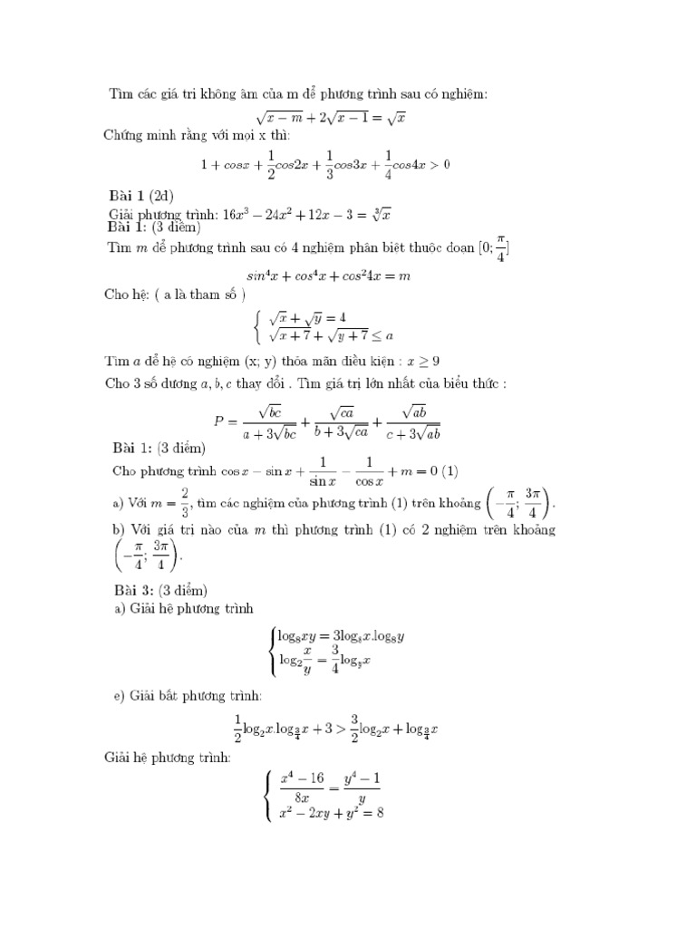 BT HSG Tong Hop | PDF