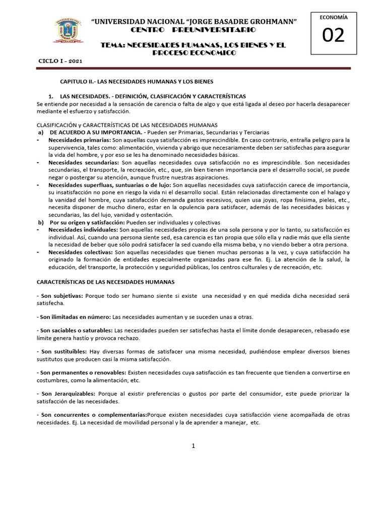 Ejemplos de Bienes Libres en Economía | PDF | Bienes | Consumo (economía)