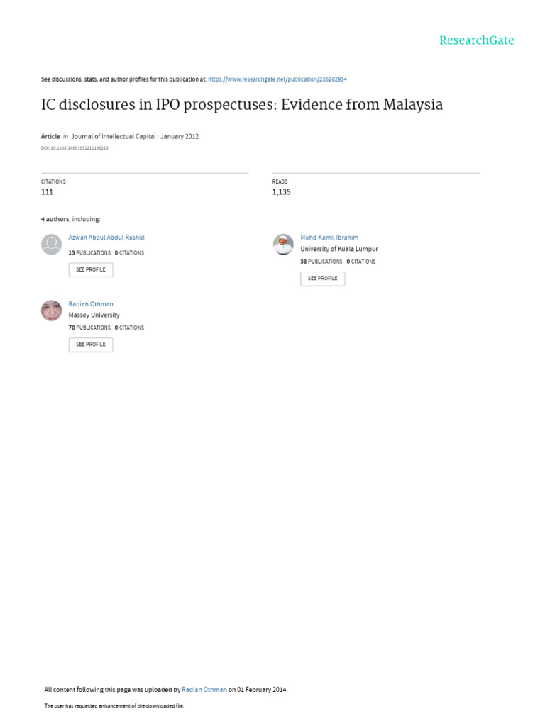 JIC Azwankamilradiahandkok | PDF | Initial Public Offering | Prospectus (Finance)