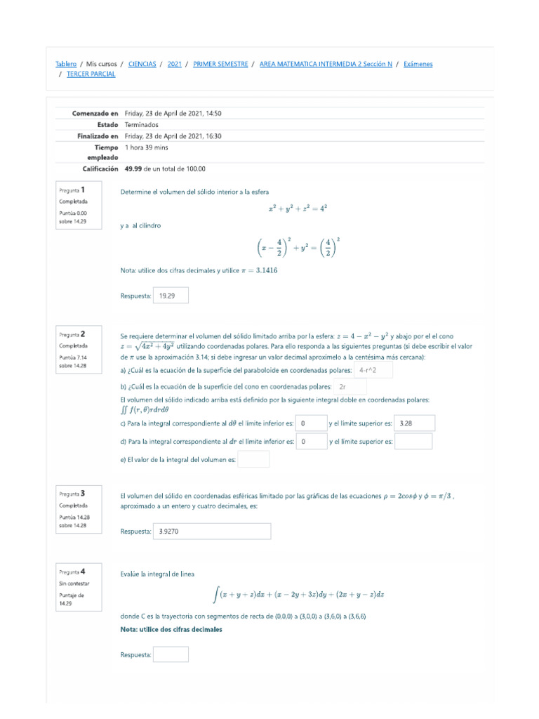 TERCER PARCIAL INTER 2 | PDF