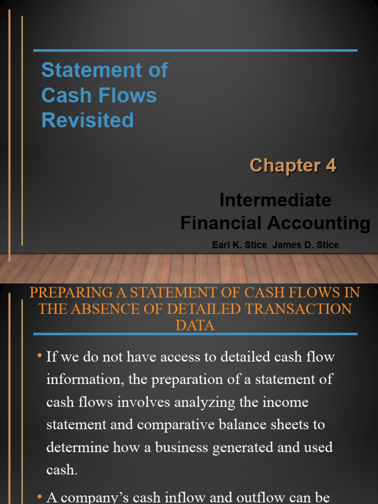 CH04 | PDF | Cash Flow Statement | Debits And Credits