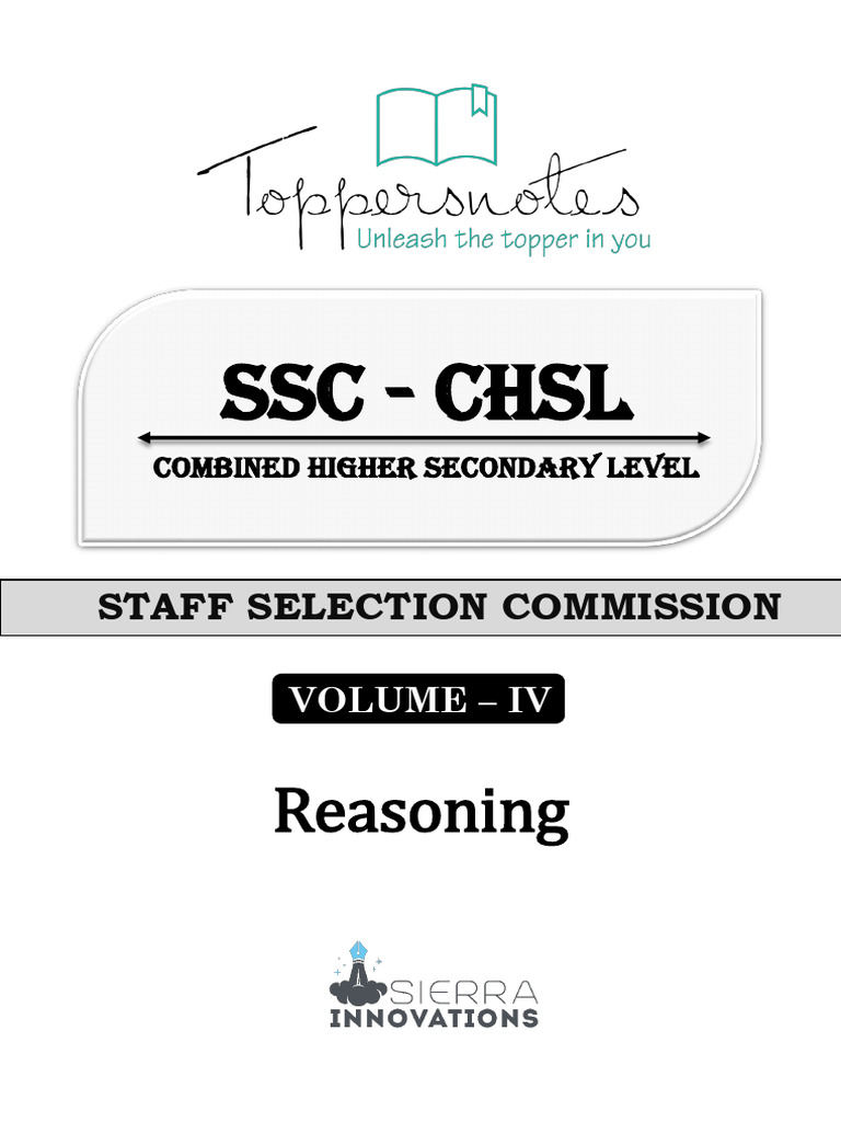 SSC CHSL Reasoning Guide | PDF