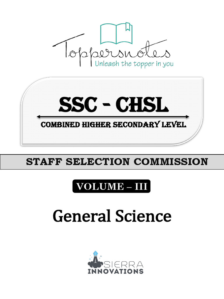 SSC CHSL English Samples Science | PDF