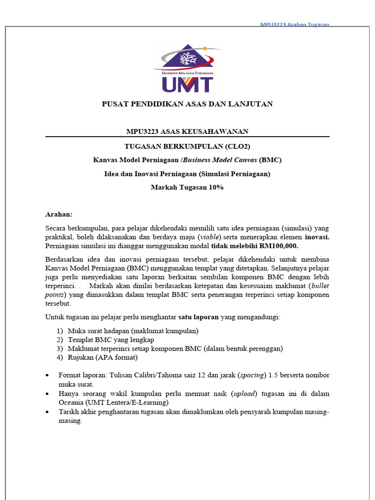 Assignment Instruction | PDF