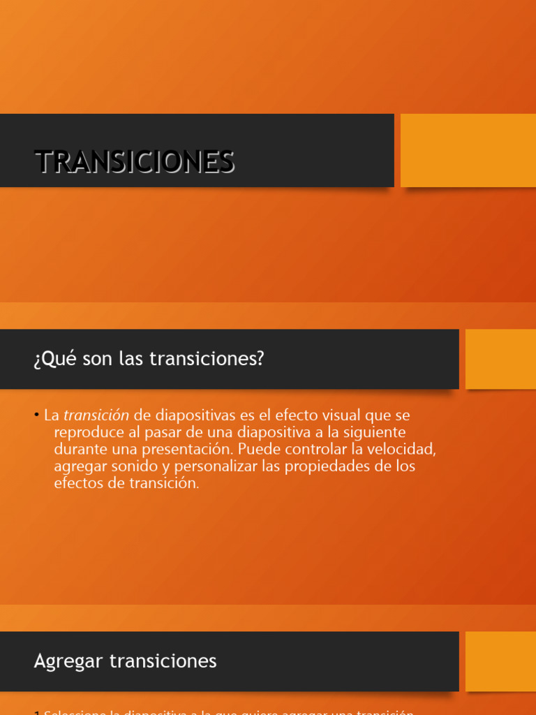 TRANSICIONES | PDF