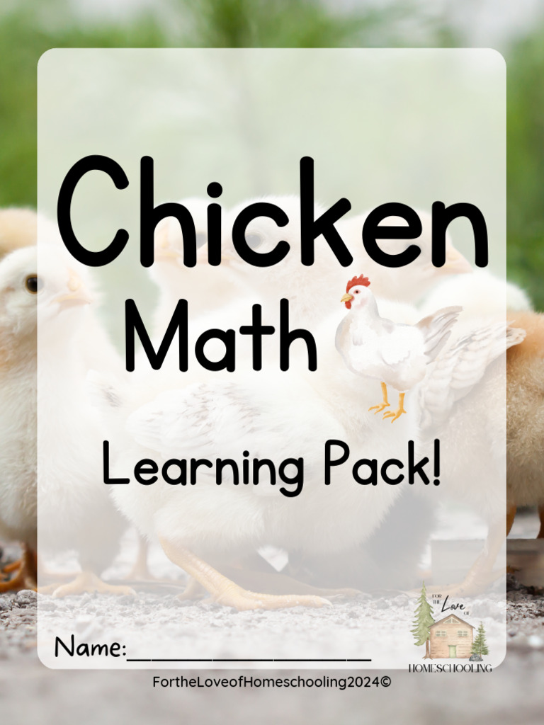 Chicken Math Learning Pack by FTLOH | Download Free PDF | Pie Chart ...