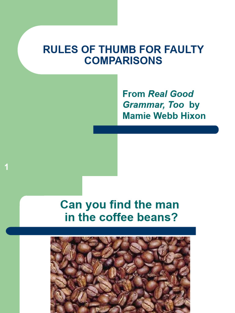 Faulty Comparisons | PDF | Adjective | News