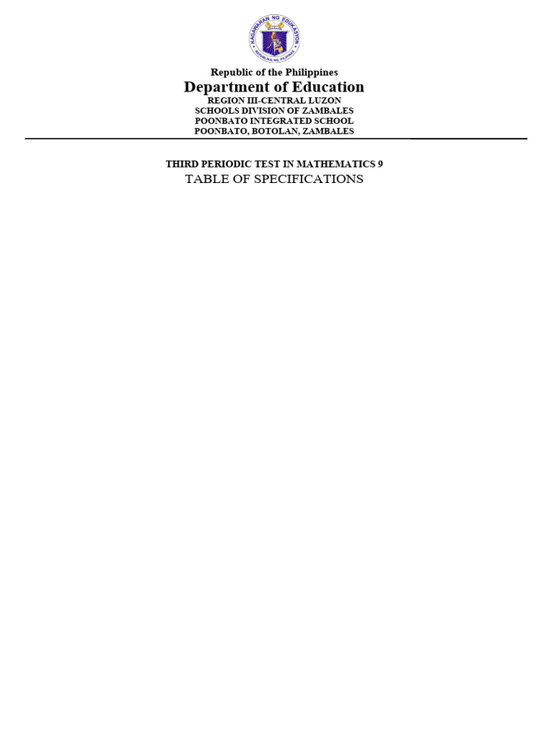 Tos G9 Math | PDF | Triangle | Euclidean Geometry