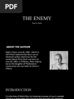 Class 12 English Vistas PPT Chapter 4 The-Enemy | PDF | Narrative | Conscience