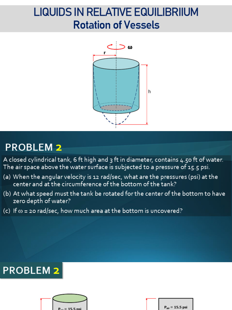 RM4 Liquids in Relative Equilibrium Rotation 2 | PDF | Pressure ...